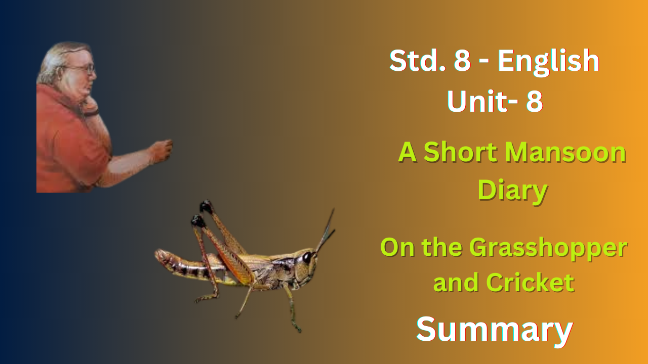 NCERT Solutions for Class 8 English Chapter 8: A Short Monsoon Diary ...