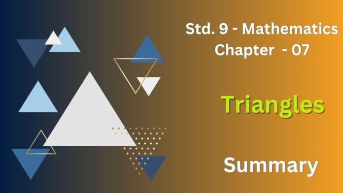 Class 9 Maths Chapter 7 | NCERT Solutions & Summary
