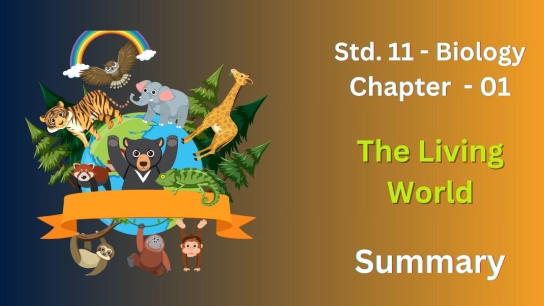 Class 11 Biology Chapter 1 – The Living World Notes